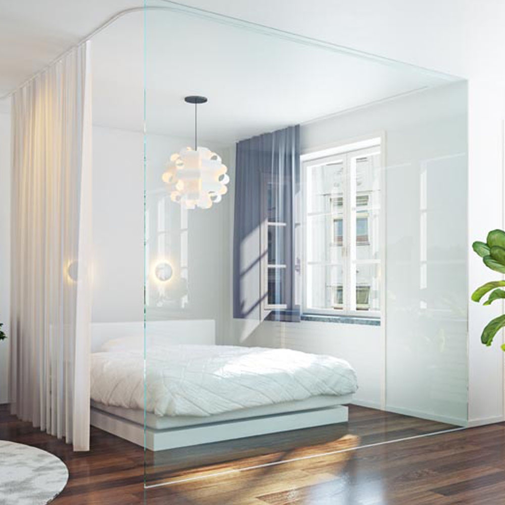 Verre trempé extra clair sur mesure